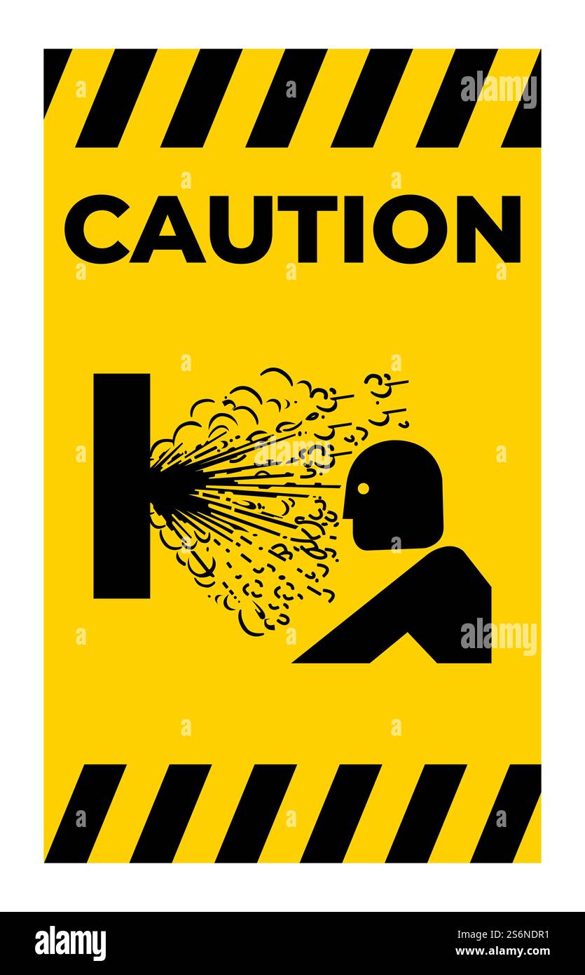 Explosion Release of Pressure Symbol Sign Isolate on White Background ...