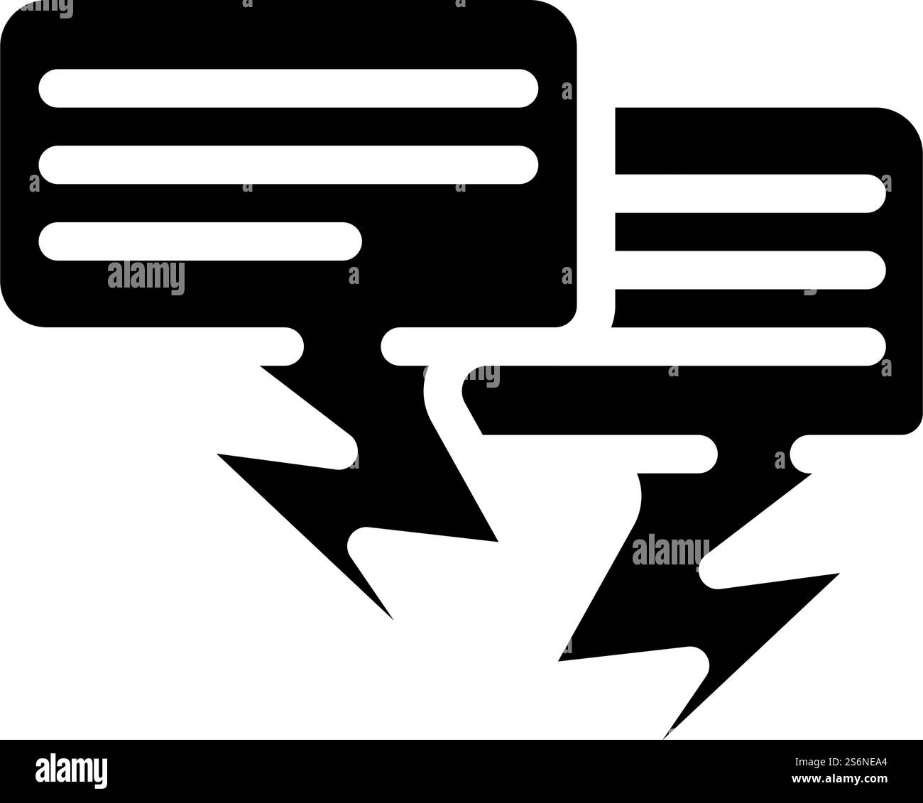 Quarrel talk Black and White Stock Photos & Images - Alamy