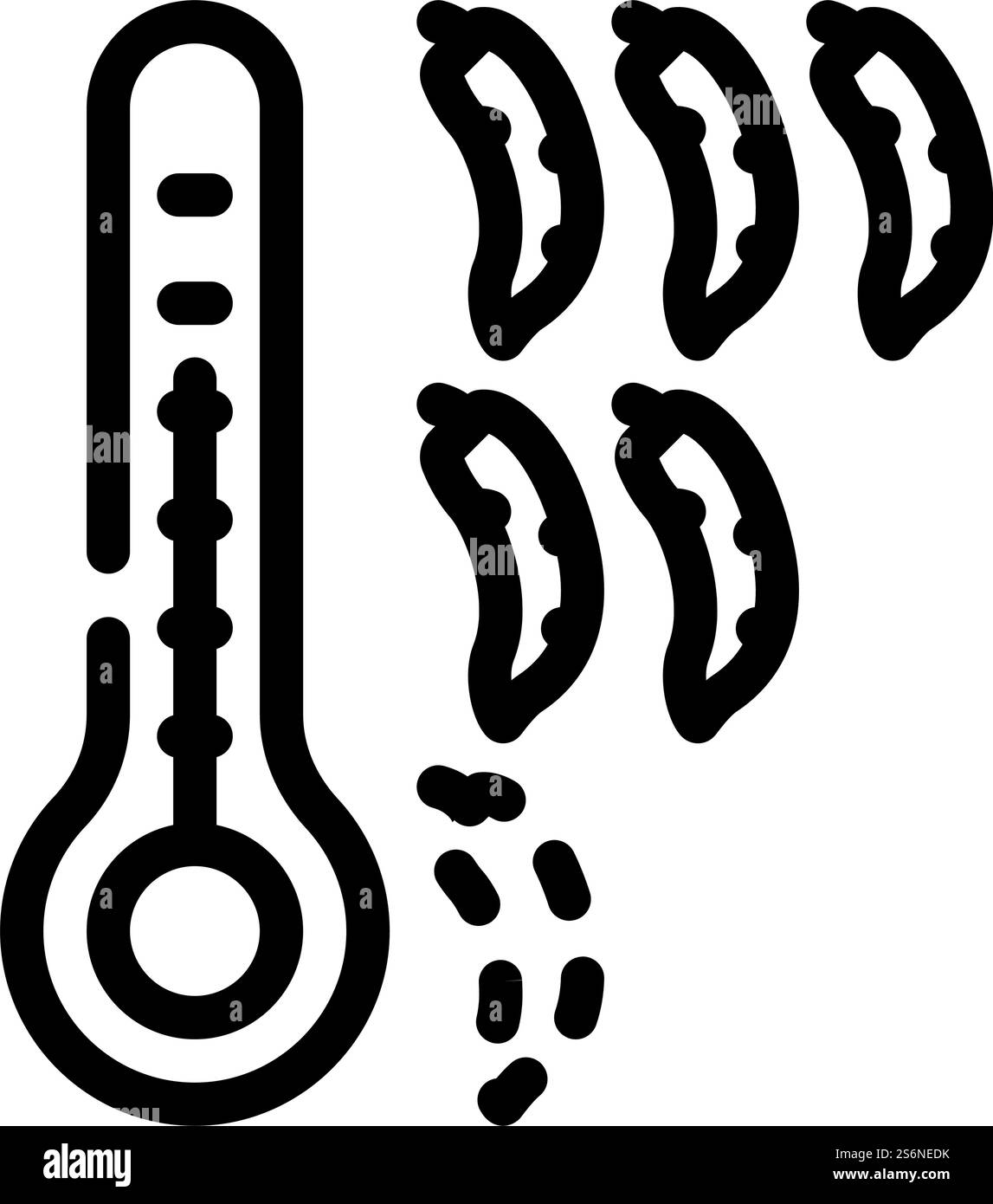 chilli pepper spice scale line icon vector. chilli pepper spice scale ...