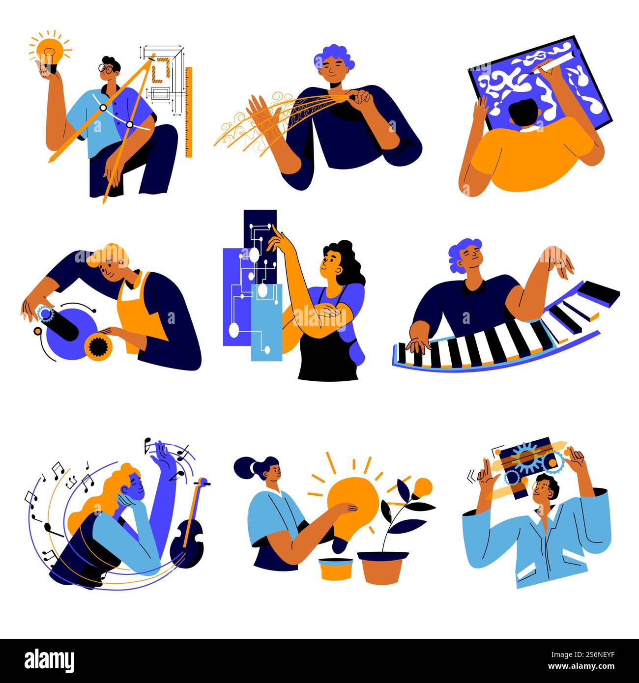 Presentation new players Cut Out Stock Images & Pictures - Alamy