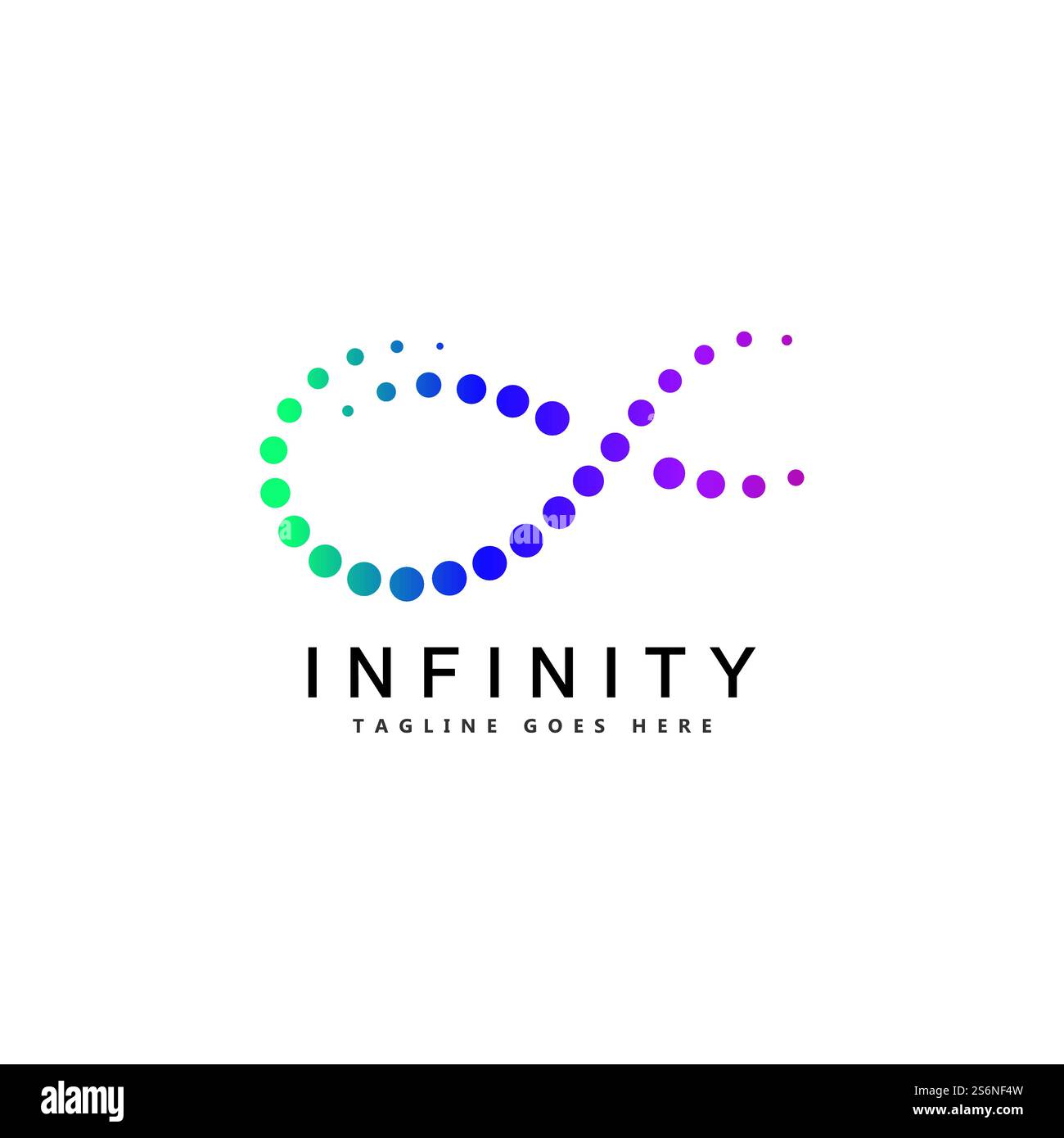 Infinity loop symbol logo icon design template. Vector color emblem ...