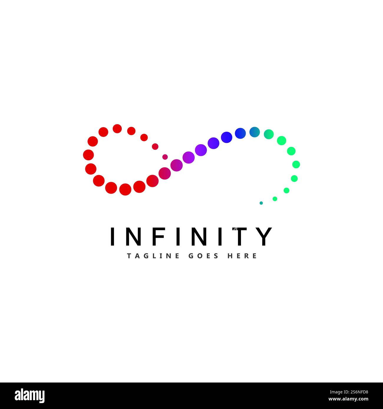 Infinity loop symbol logo icon design template. Vector color emblem ...