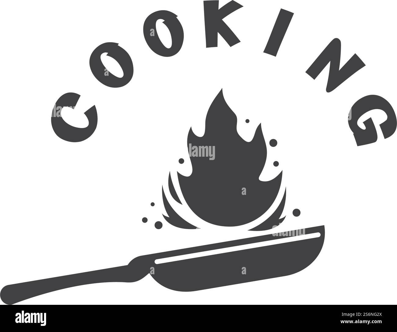 Cooking pan graphic Cut Out Stock Images & Pictures - Alamy