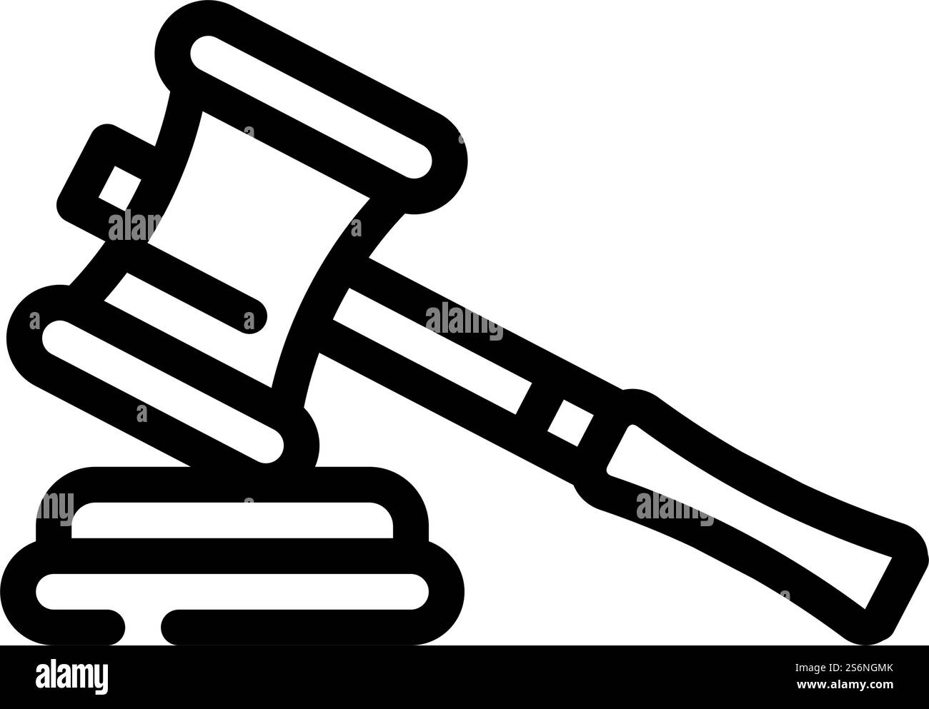 judge trial divorce line icon vector. judge trial divorce sign ...