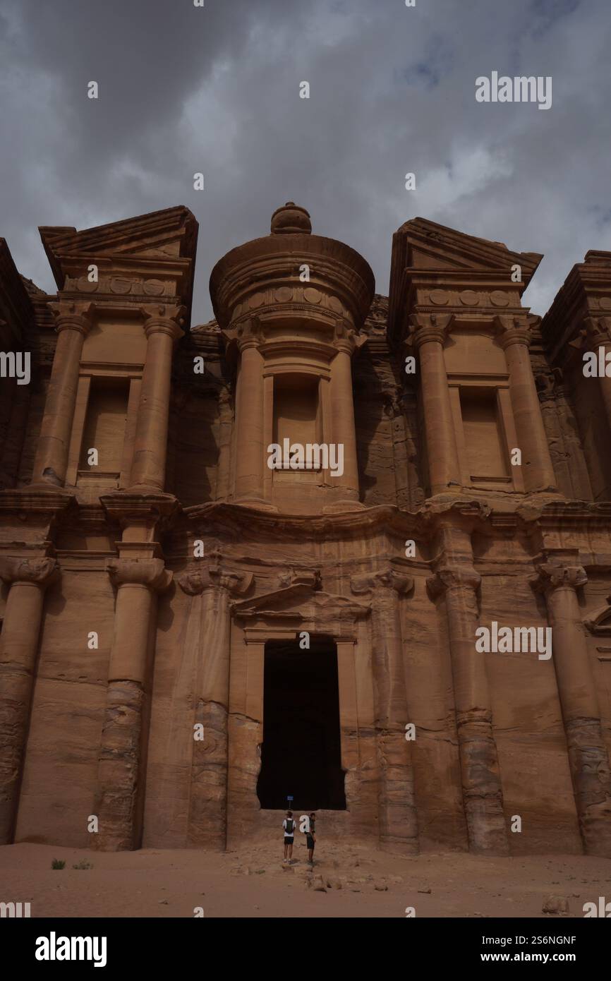 Al-Deir Monastery in Petra, Jordan Stock Photo - Alamy