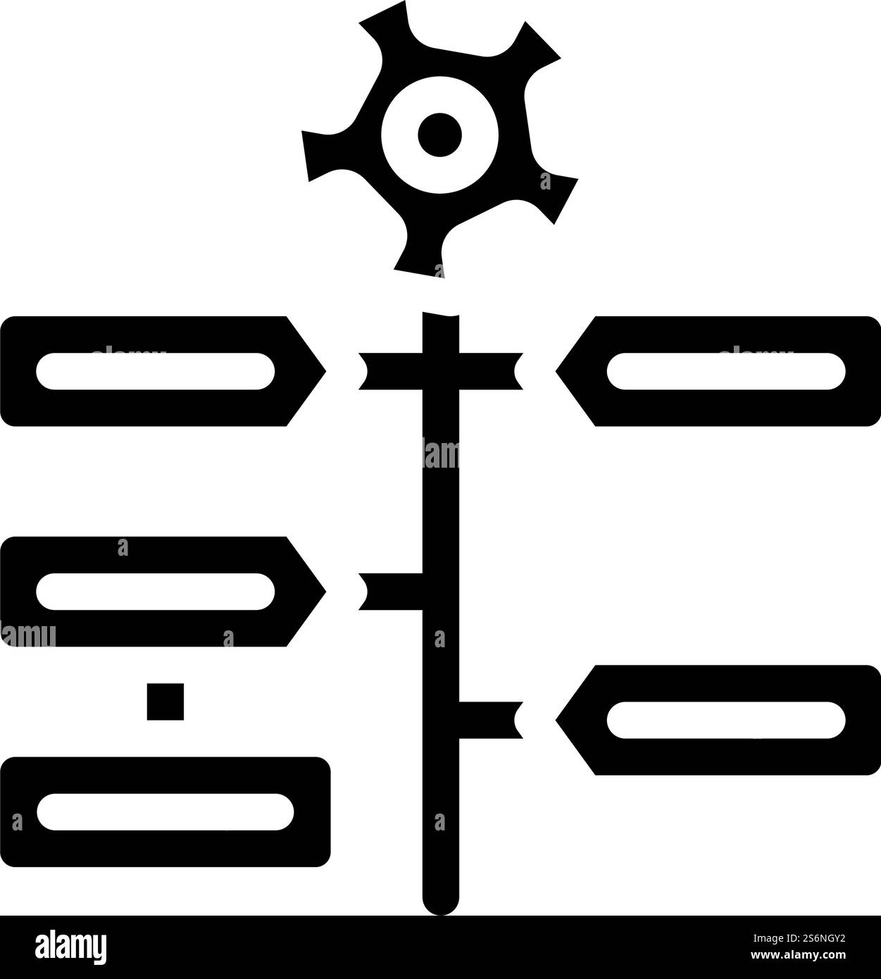 production technology glyph icon vector. production technology sign ...