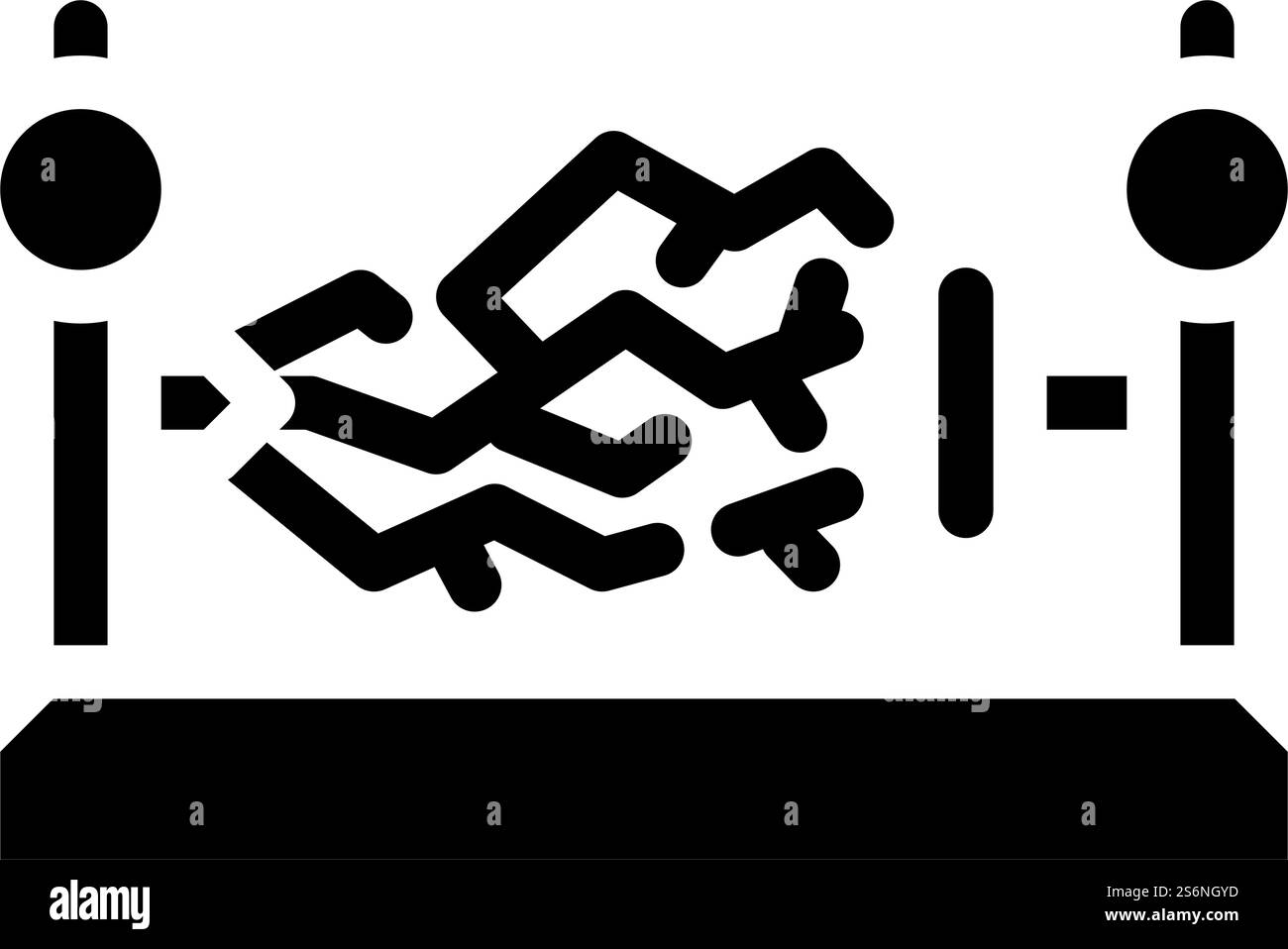 electromagnetic device glyph icon vector. electromagnetic device sign ...