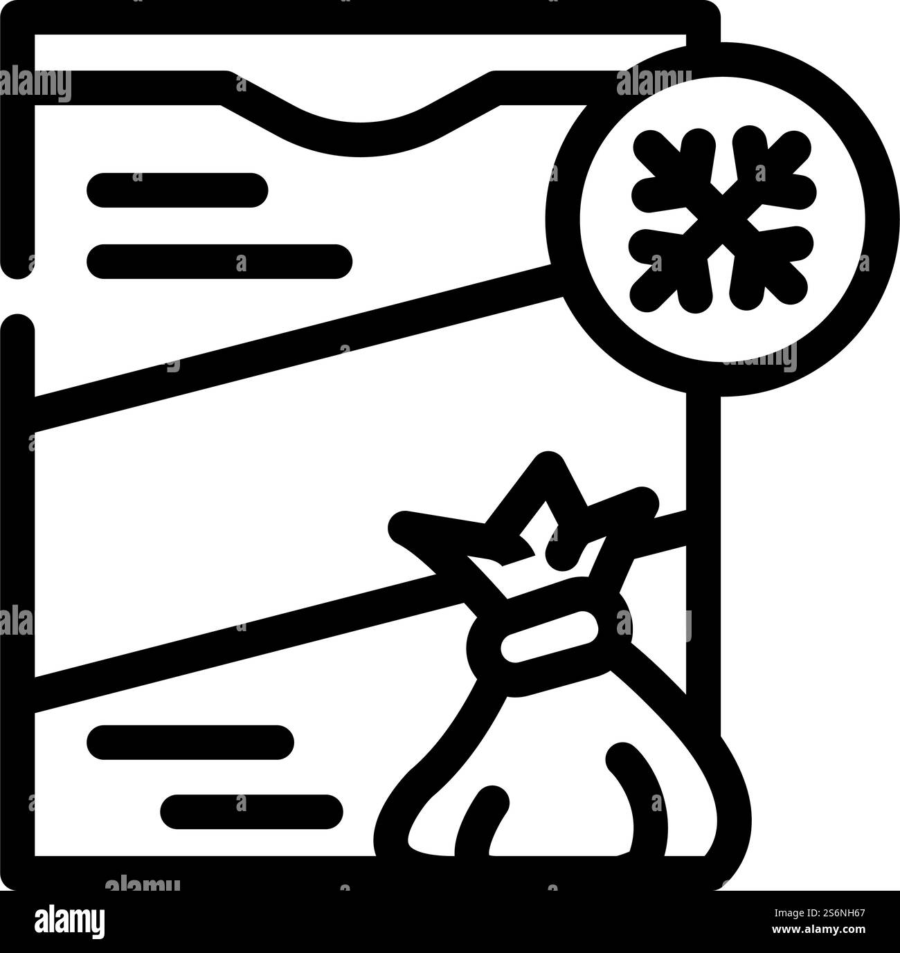 khinkali frozen meal line icon vector. khinkali frozen meal sign ...