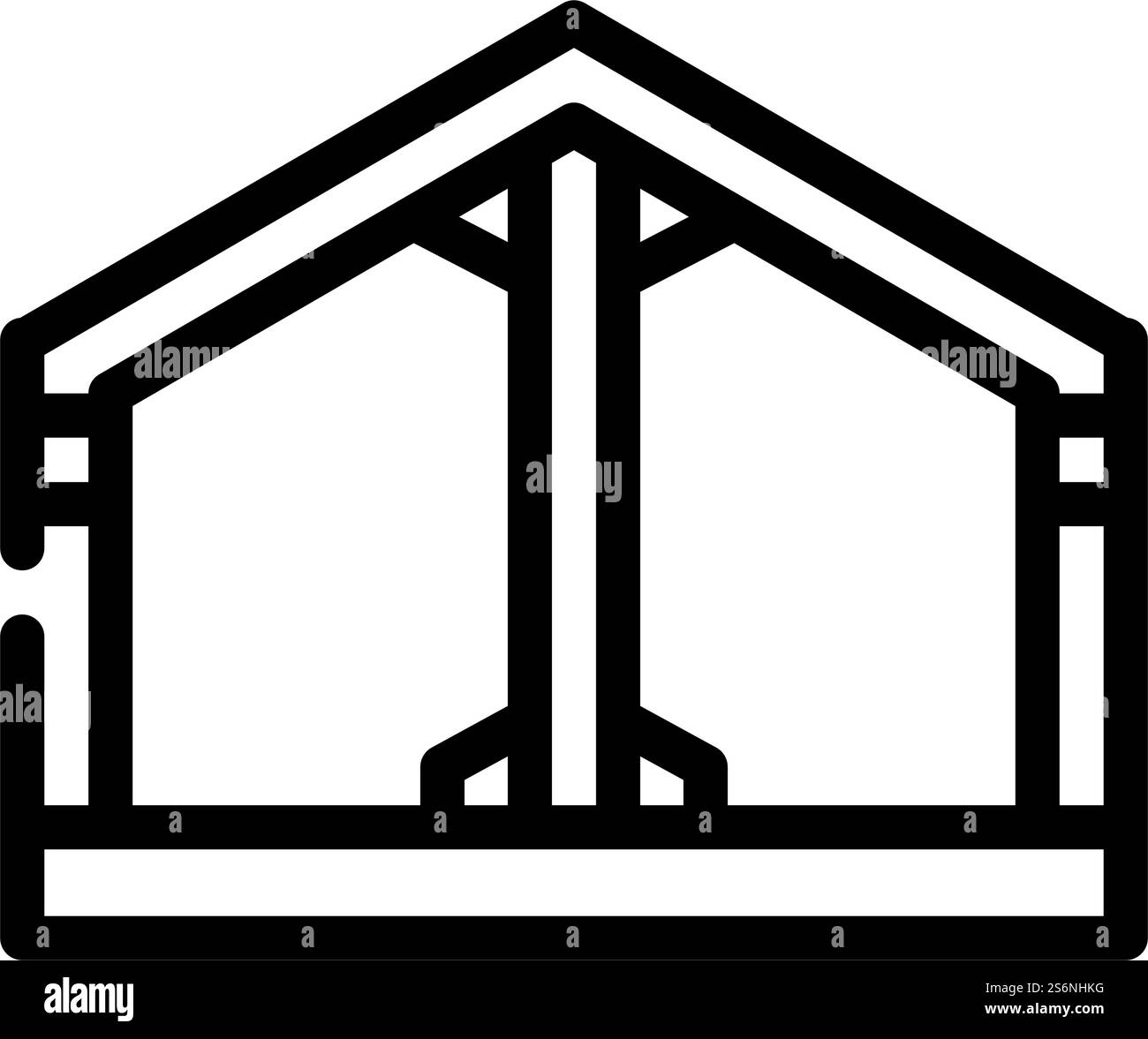 building metallic framework line icon vector. building metallic ... building metallic framework line icon vector. building metallic ...