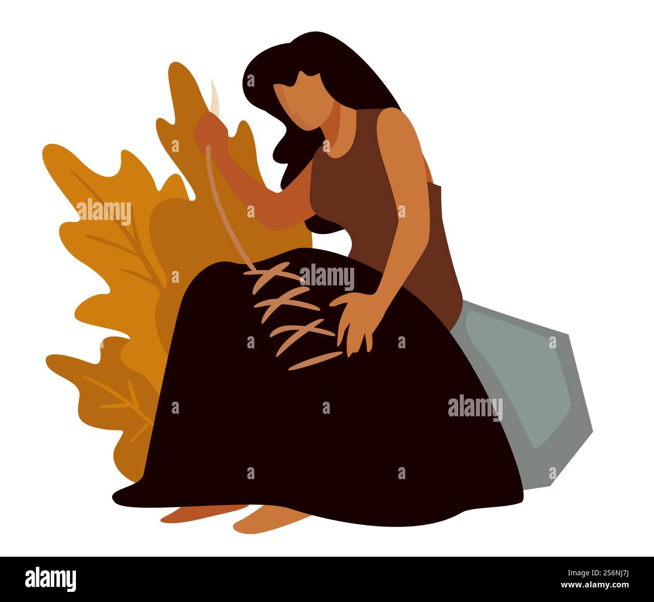 Paleolithic age clothes hi-res stock photography and images - Alamy