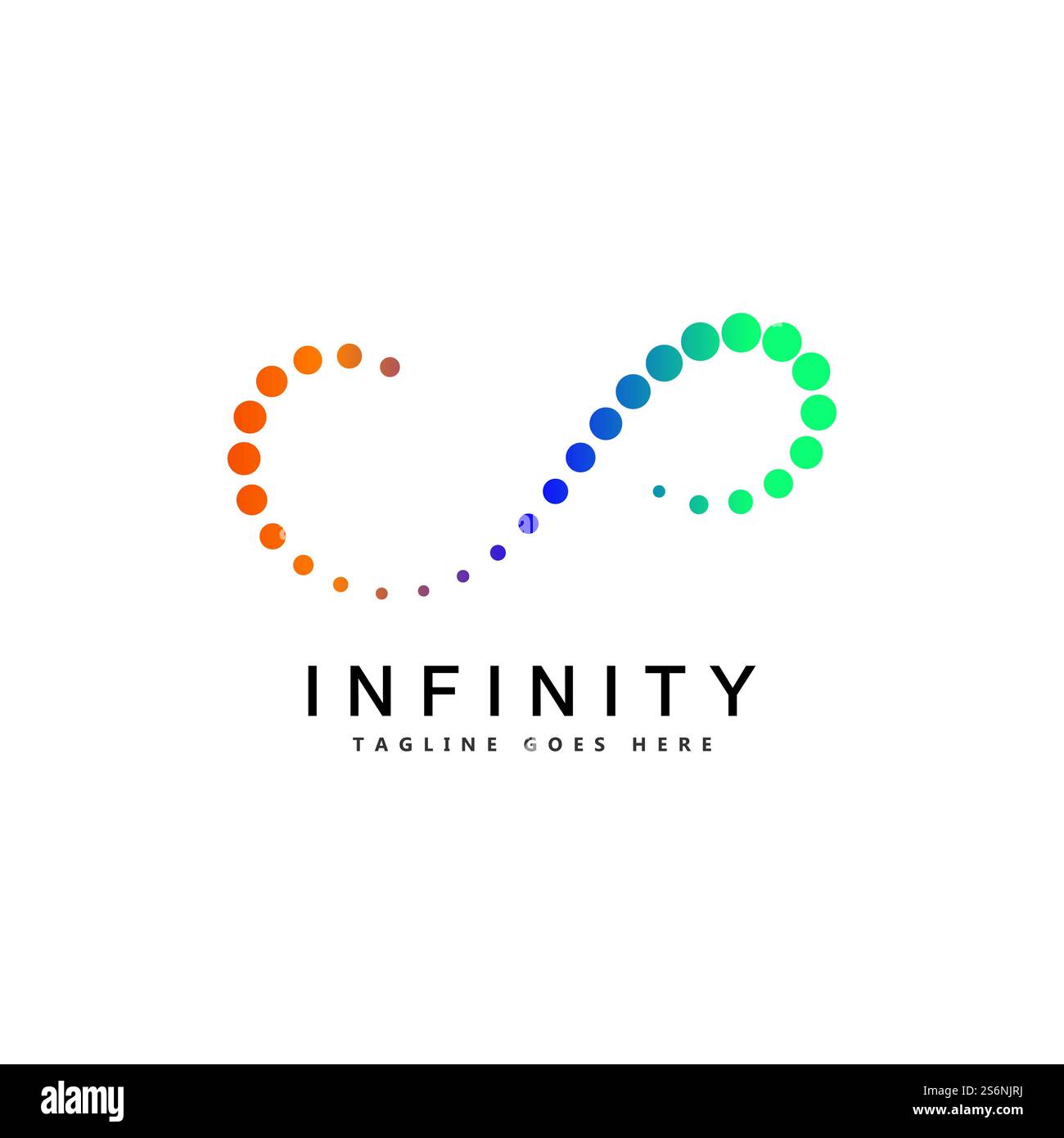 Infinity loop symbol logo icon design template. Vector color emblem ...
