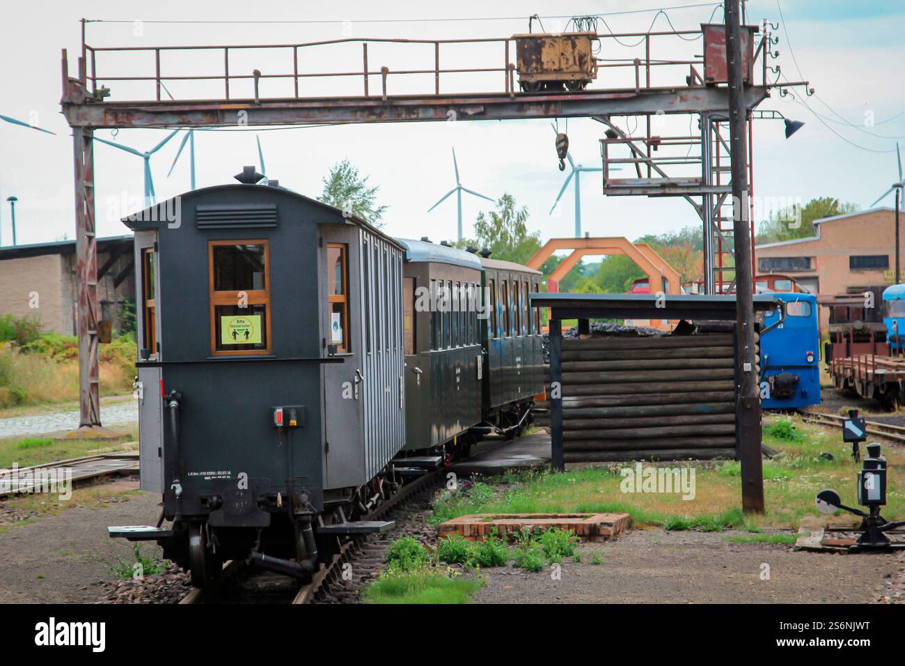 Detail of an old railroad layout Stock Photo - Alamy