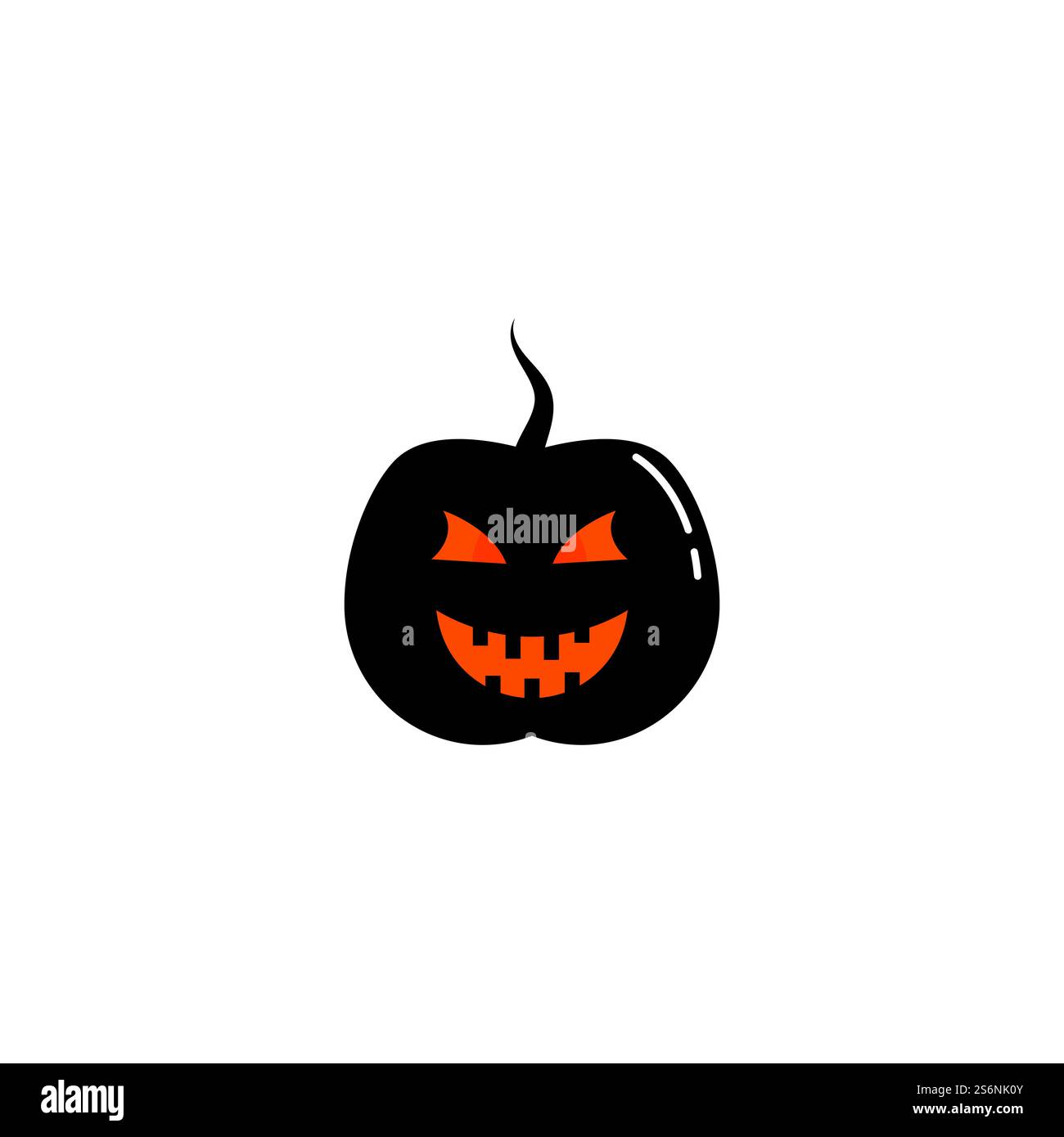 Halloween face horror logo and symbol Stock Vector Image & Art - Alamy