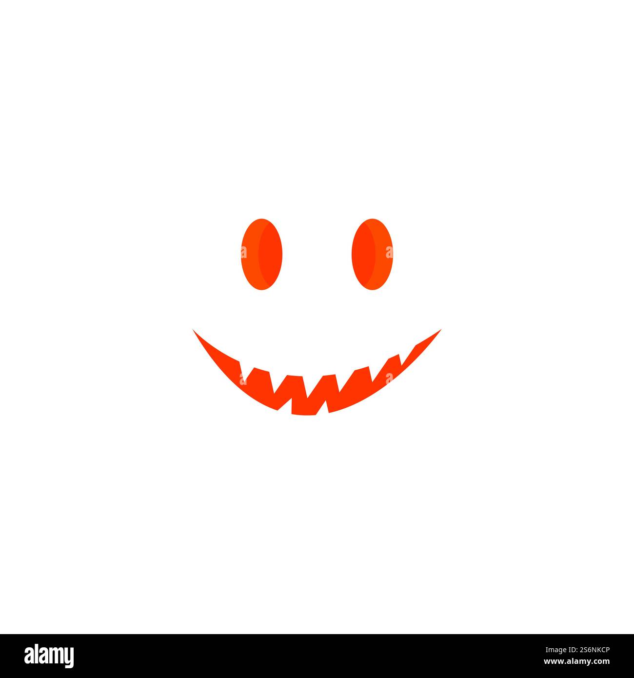 Halloween face horror logo and symbol Stock Vector Image & Art - Alamy