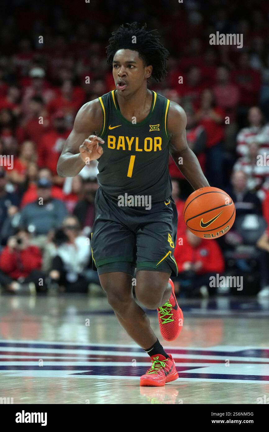 Baylor guard Robert Wright III (1) during the first half of an NCAA ...