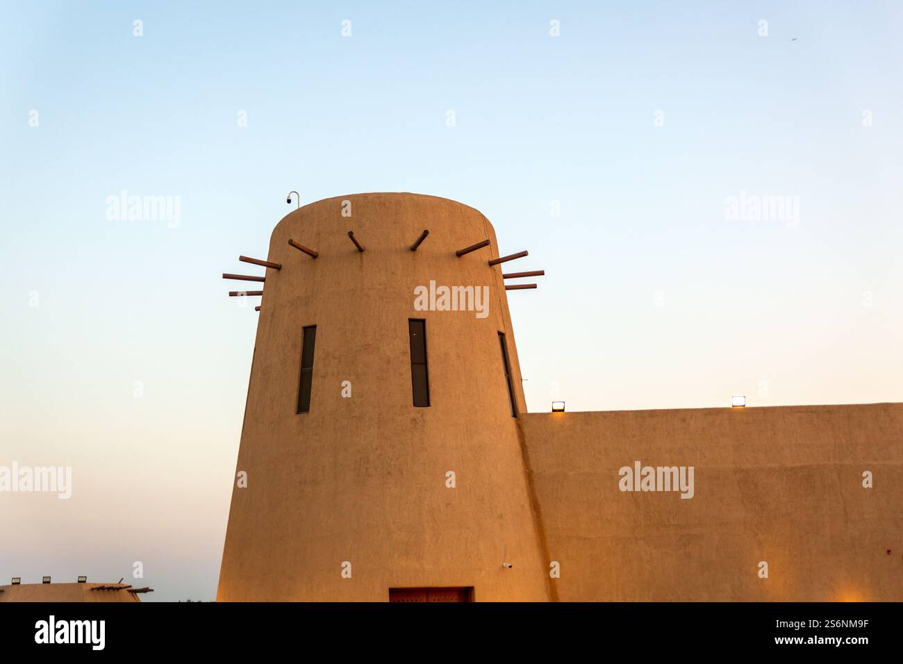 Traditional mud architecture in a heritage town in Saudi Arabia Stock ...