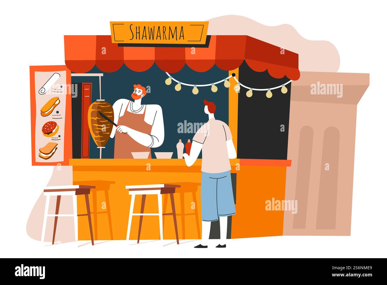 Traditional dishes showcase Stock Vector Images - Alamy