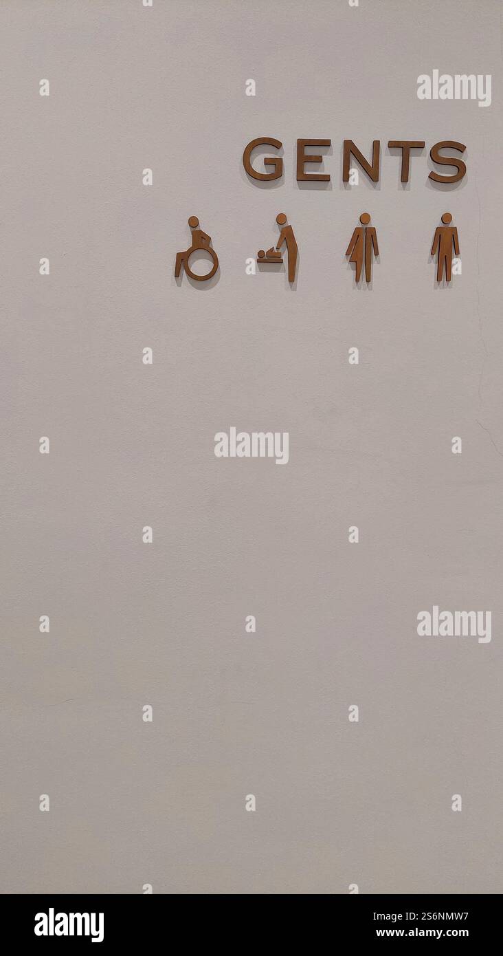 Gender-equitable toilet signage Stock Photo - Alamy