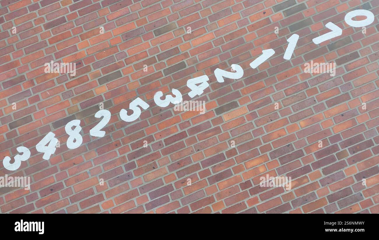 Slanted numbers hi-res stock photography and images - Alamy