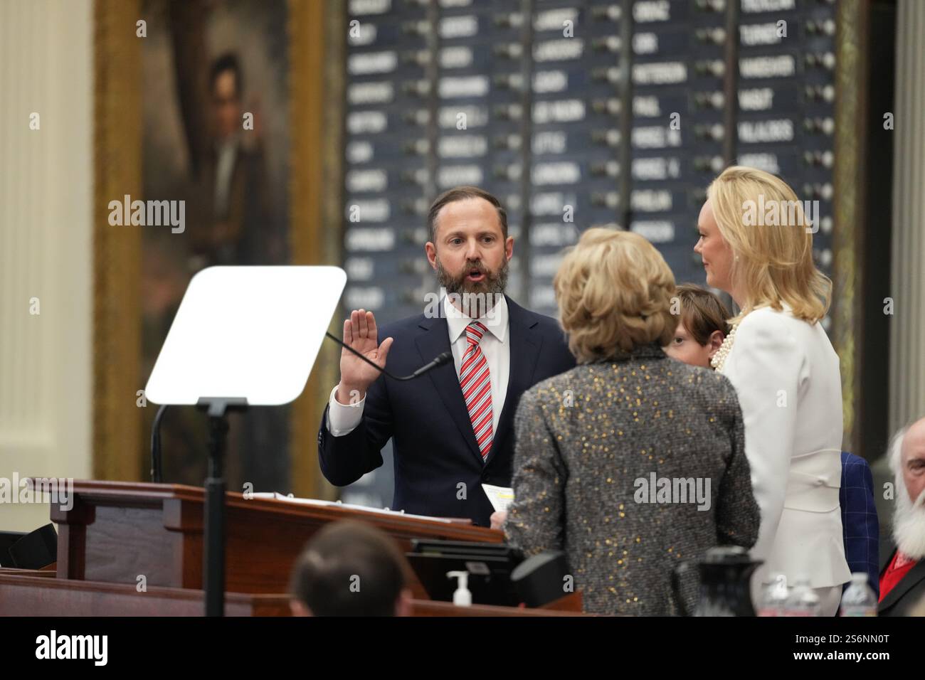 Austin Texas USA, January 14 2025: State Rep. Dustin Burrows, R-Lubbock ...