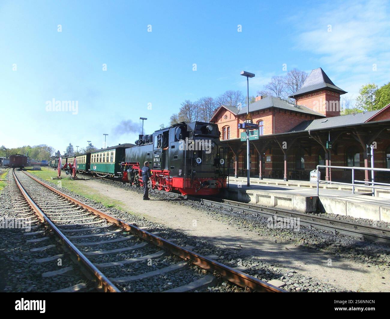 Putbus small railroad Rasender Roland Stock Photo - Alamy