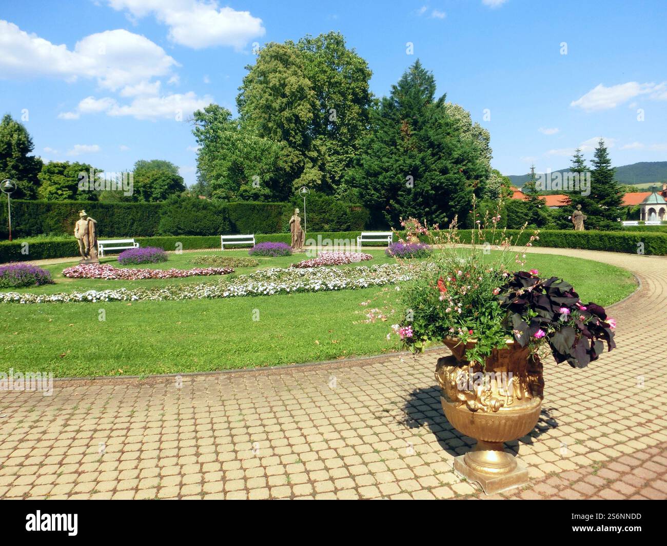 Piestany Spa Island Stock Photo - Alamy