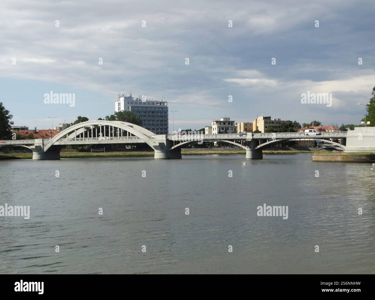 Piestany Krajinsky Bridge Stock Photo - Alamy