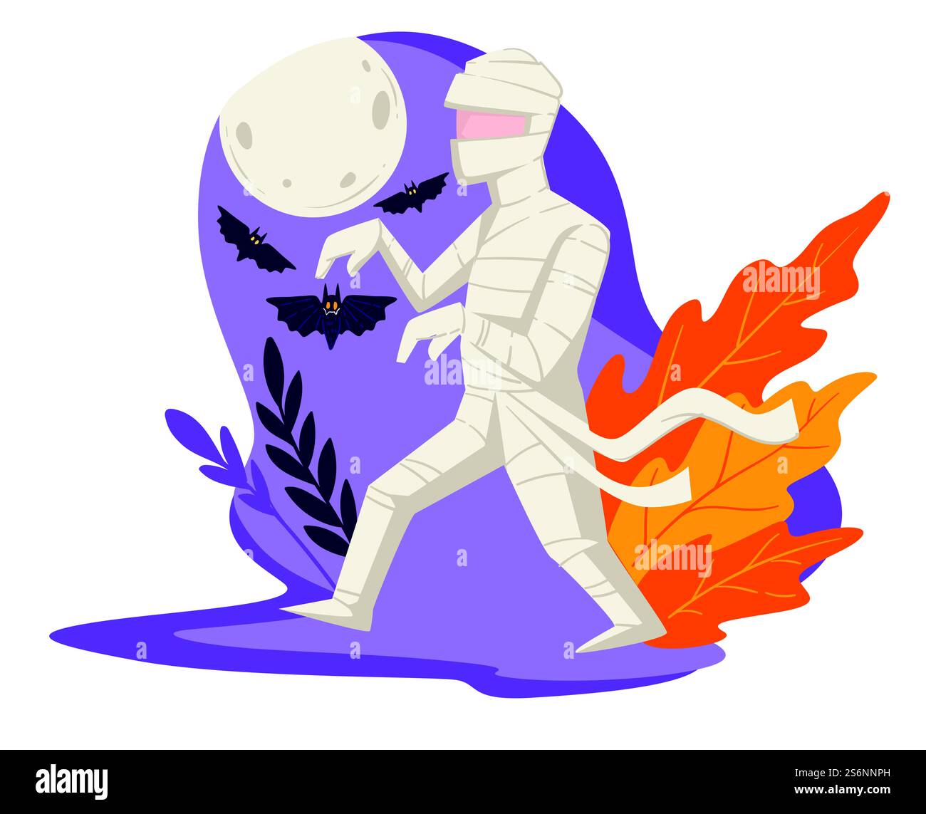 Mummified skeleton Stock Vector Images - Alamy