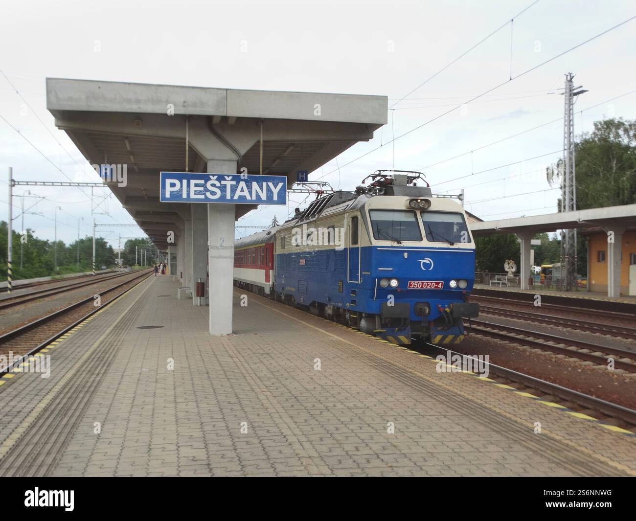 Piestany railroad station Stock Photo - Alamy