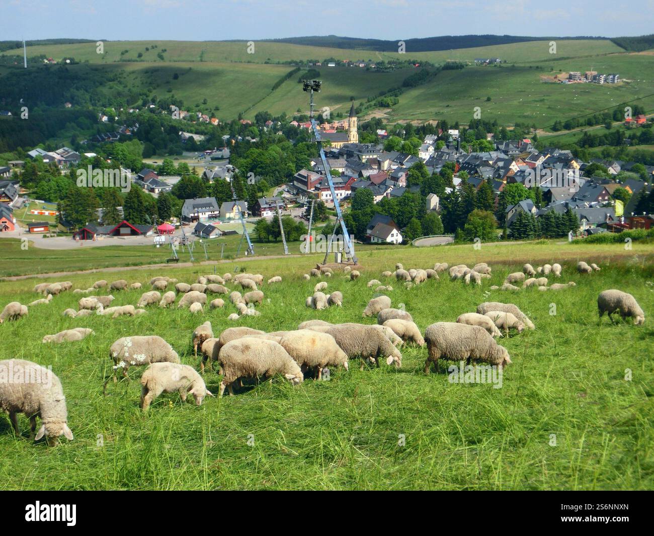 Spa Oberwiesenthal partial view Stock Photo - Alamy
