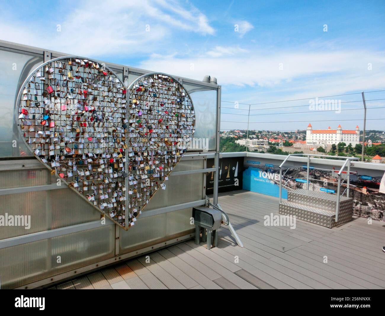 Bratislava viewing platform UFO Tower Stock Photo - Alamy