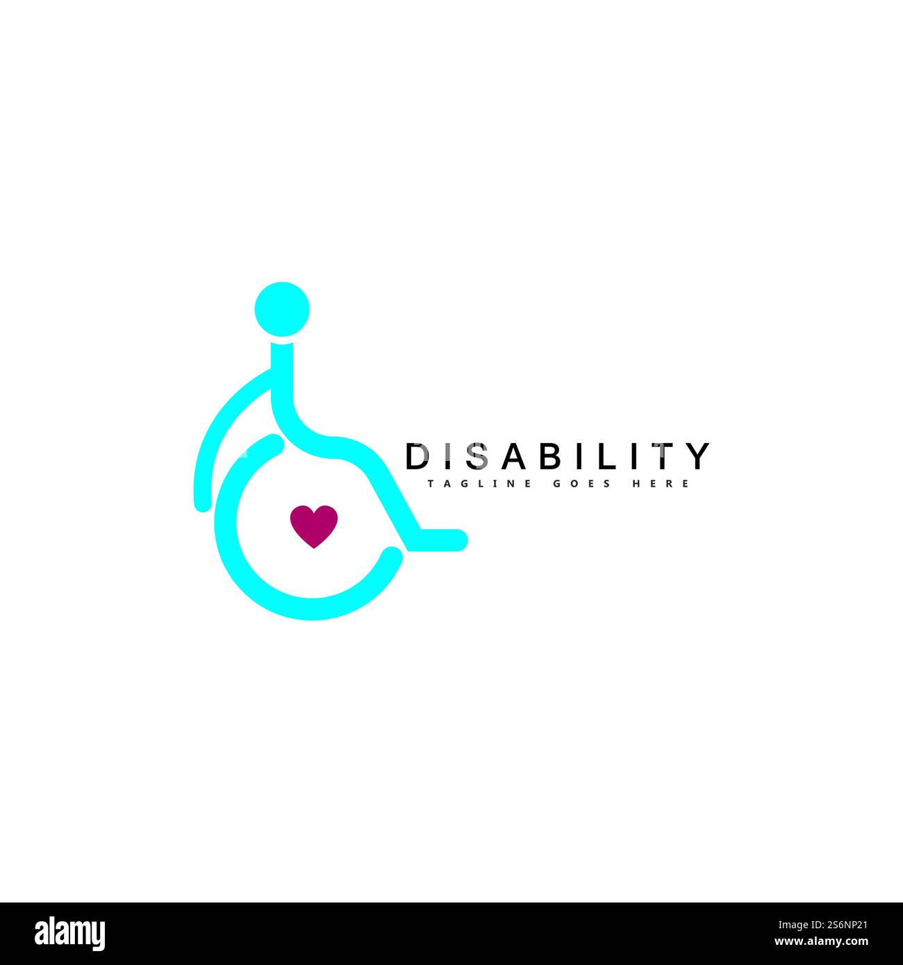 modern Disabled people support logo Stock Vector Image & Art - Alamy