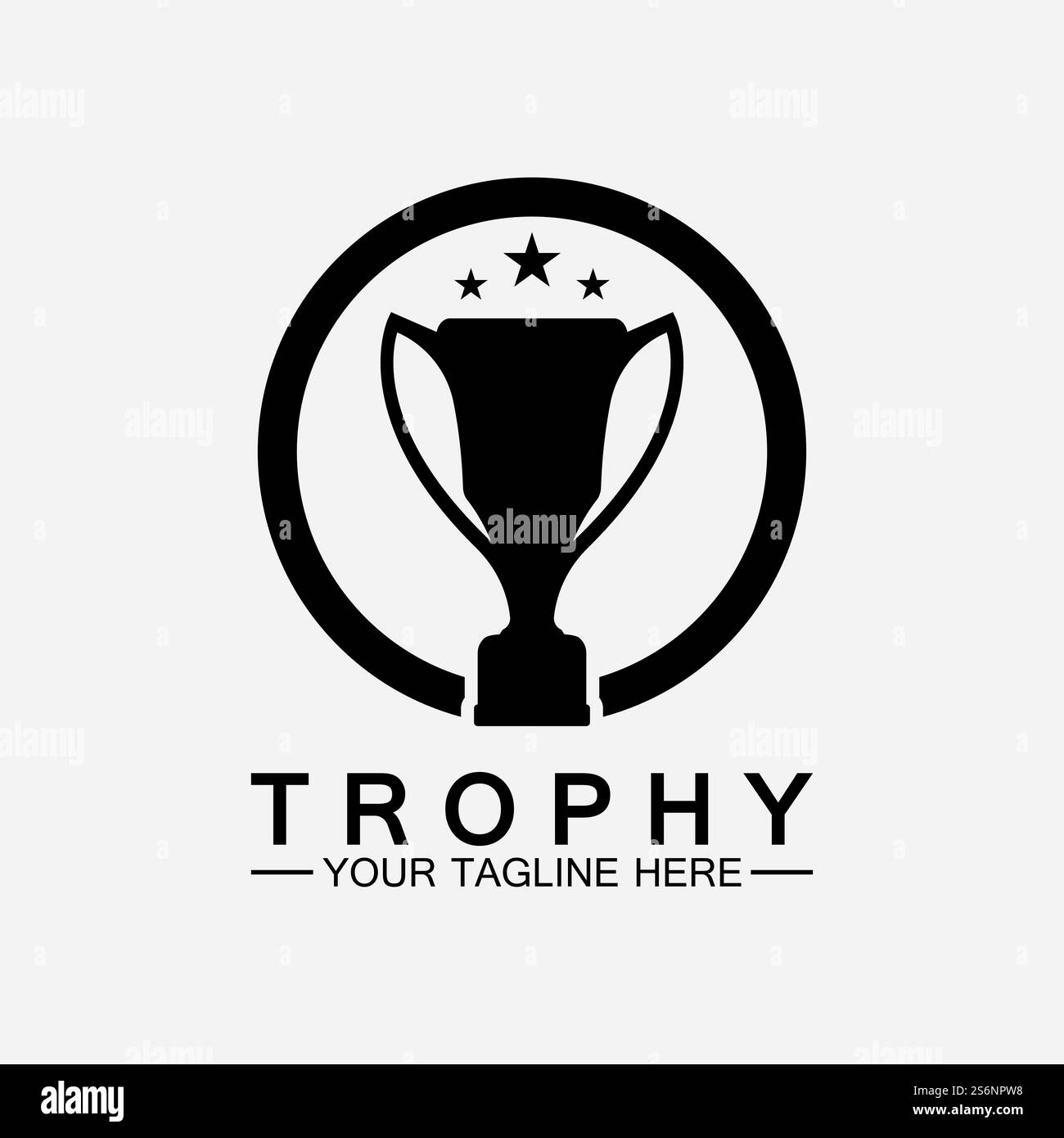 Trophy vector logo icon.champions trophy logo icon for winner award ...