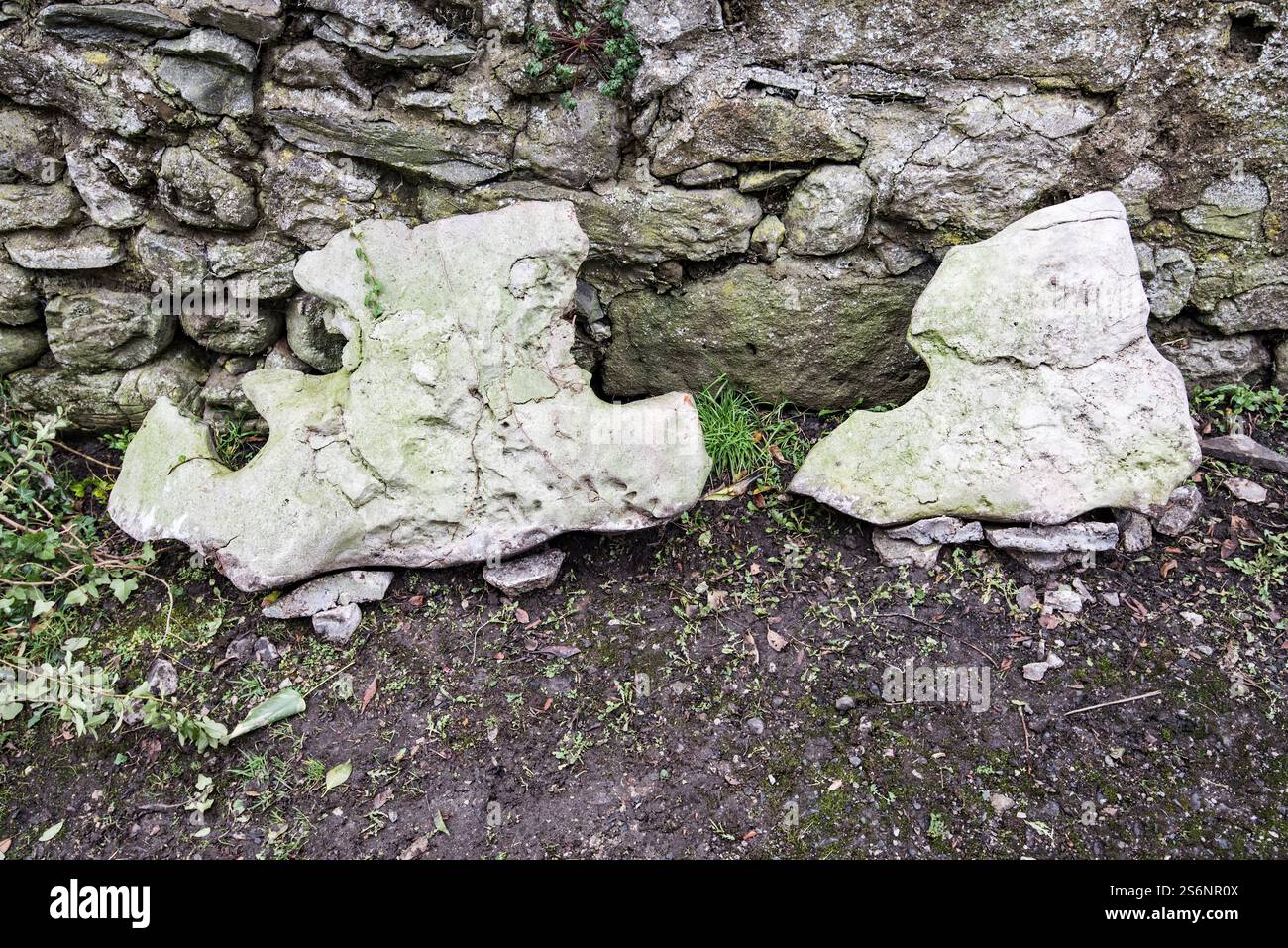 Limestone shapes left on the ground in Settle may have had former use ...