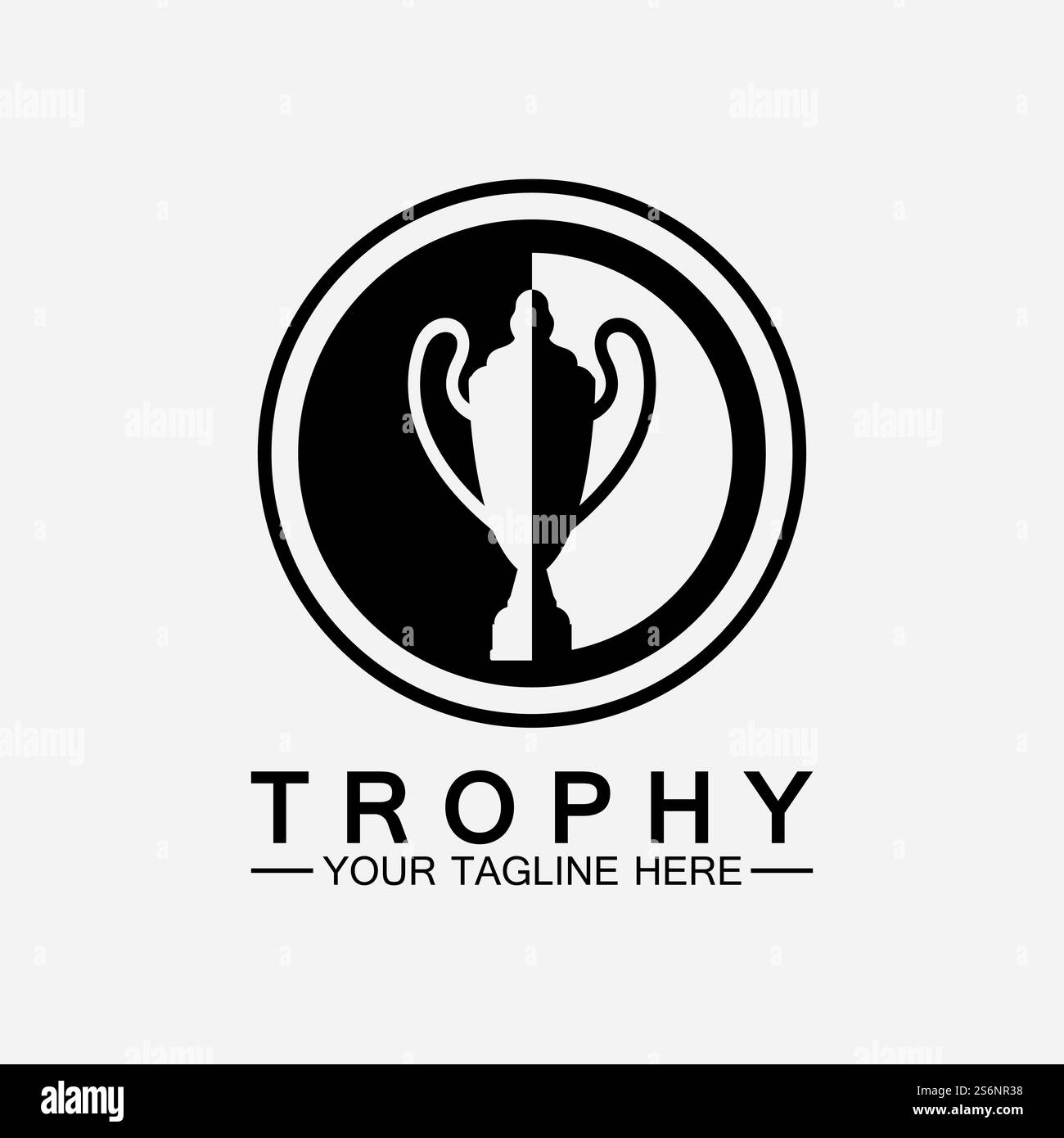 Trophy vector logo icon.champions trophy logo icon for winner award ...