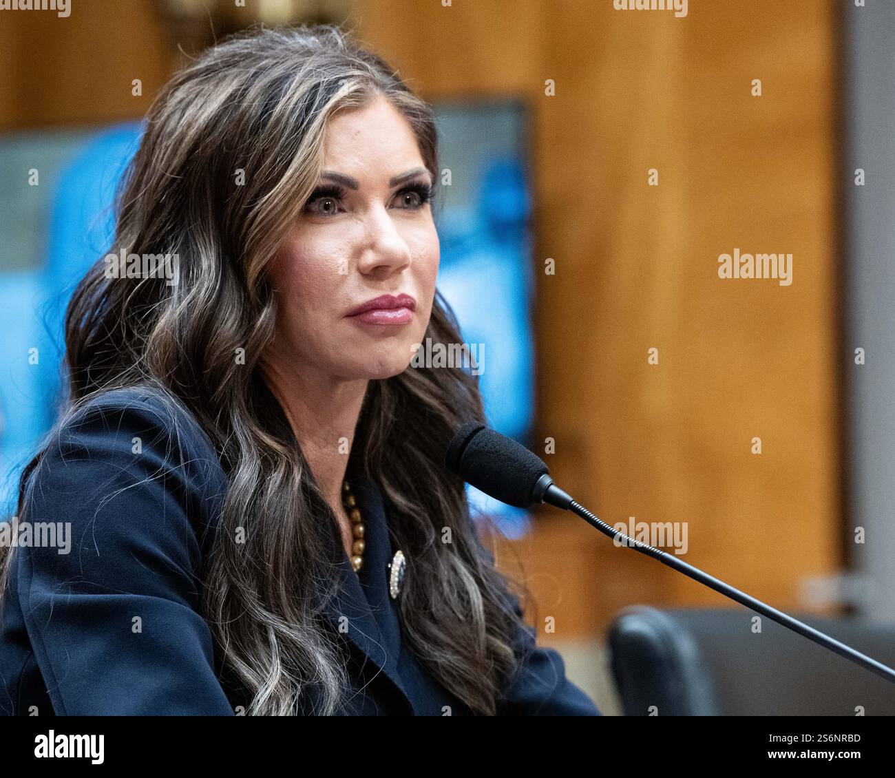 Washington, United States. 17th Jan, 2025. Kristi Noem, nominee to be ...