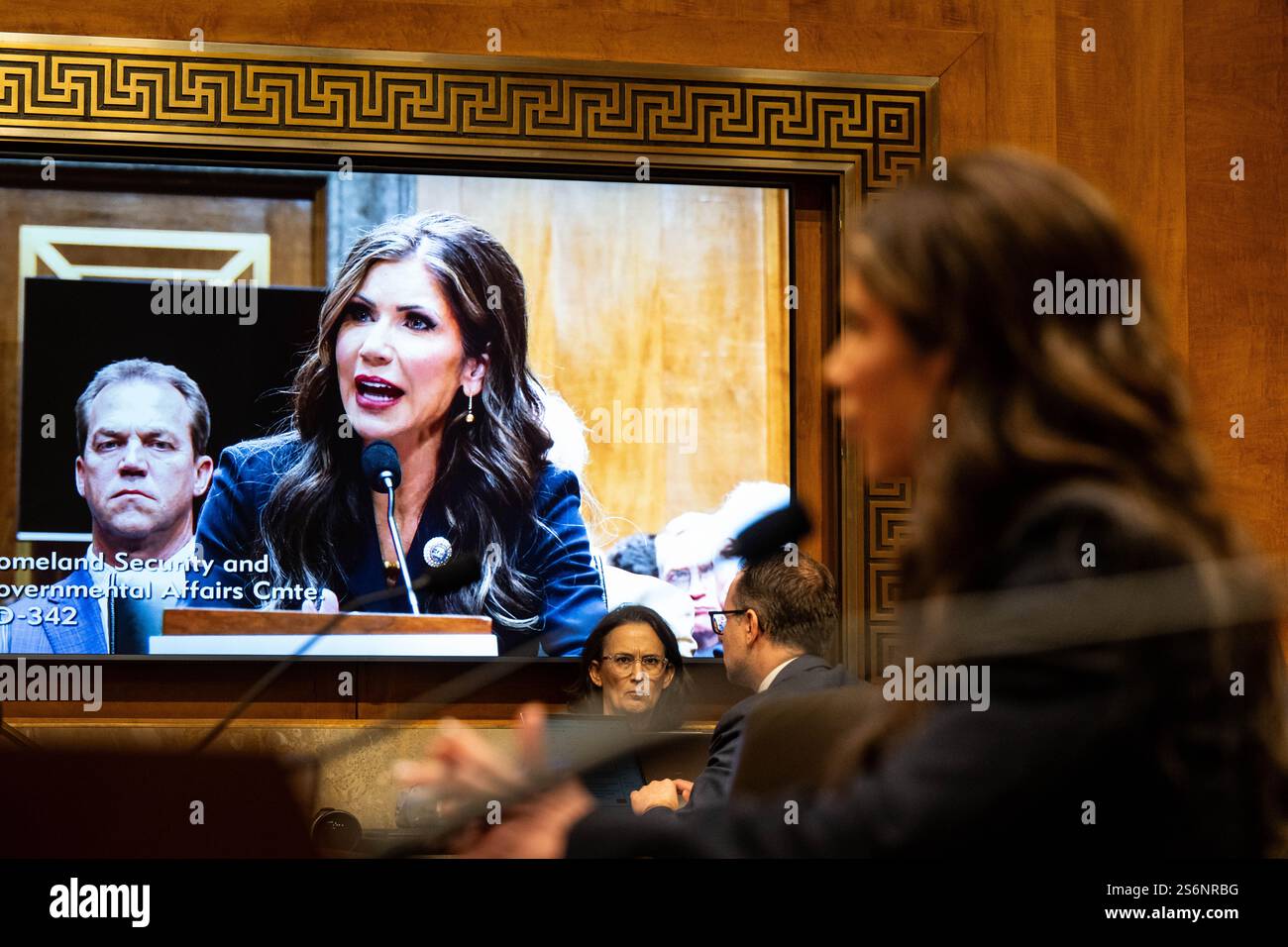 Washington, United States. 17th Jan, 2025. Kristi Noem, nominee to be ...