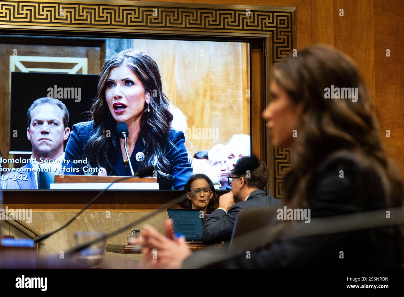 Washington, United States. 17th Jan, 2025. Kristi Noem, nominee to be ...