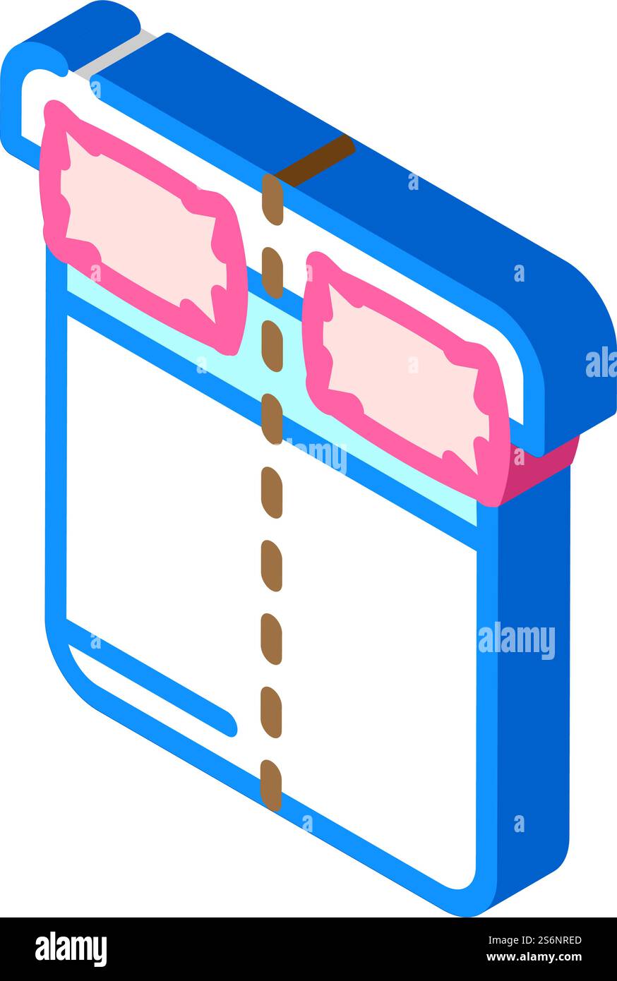 sleep on opposite sides of bed isometric icon vector. sleep on opposite ...