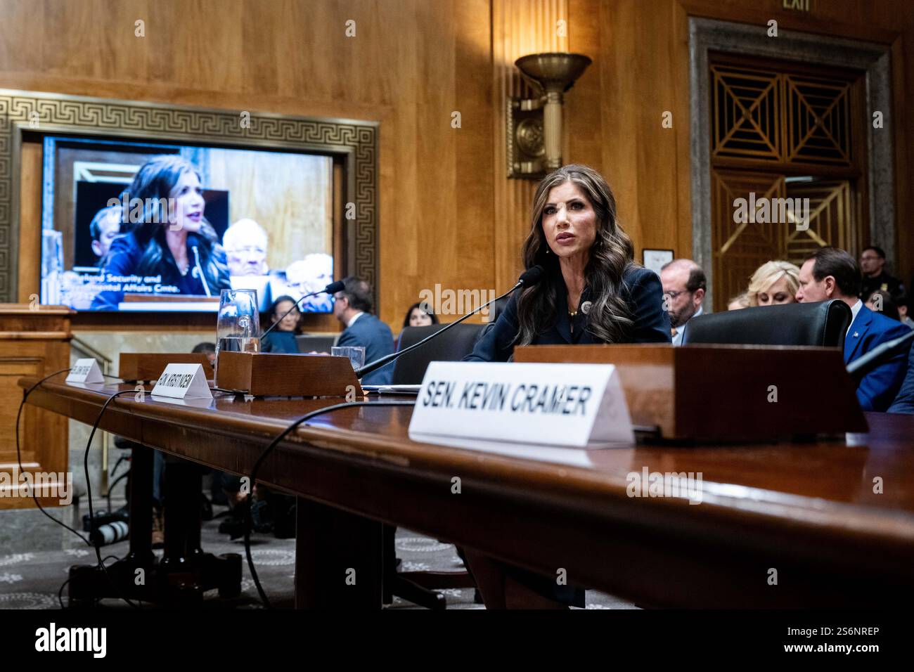 Washington, United States. 17th Jan, 2025. Kristi Noem, nominee to be ...