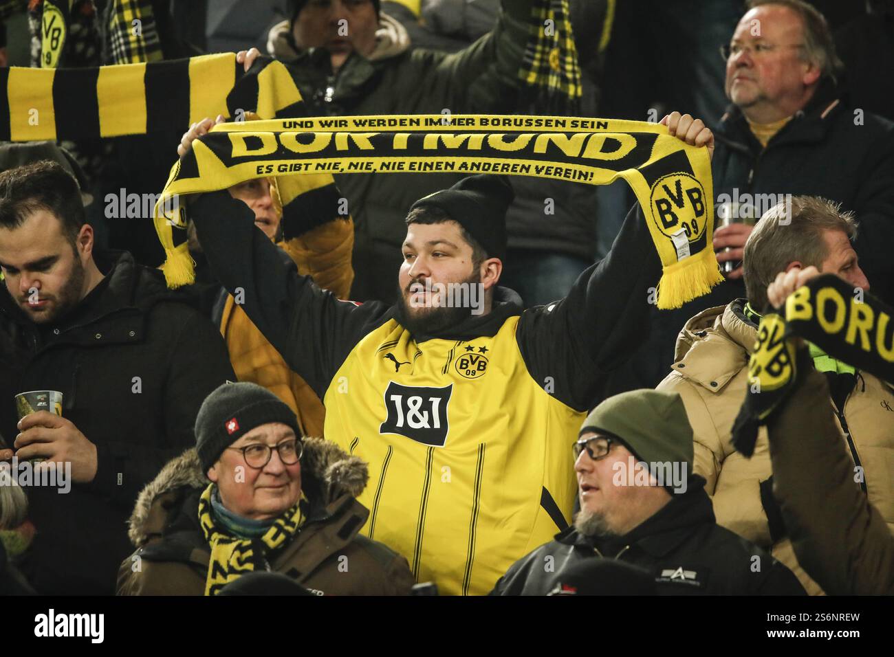DORTMUND - Dortmund fans during the Bundesliga match between Borussia ...