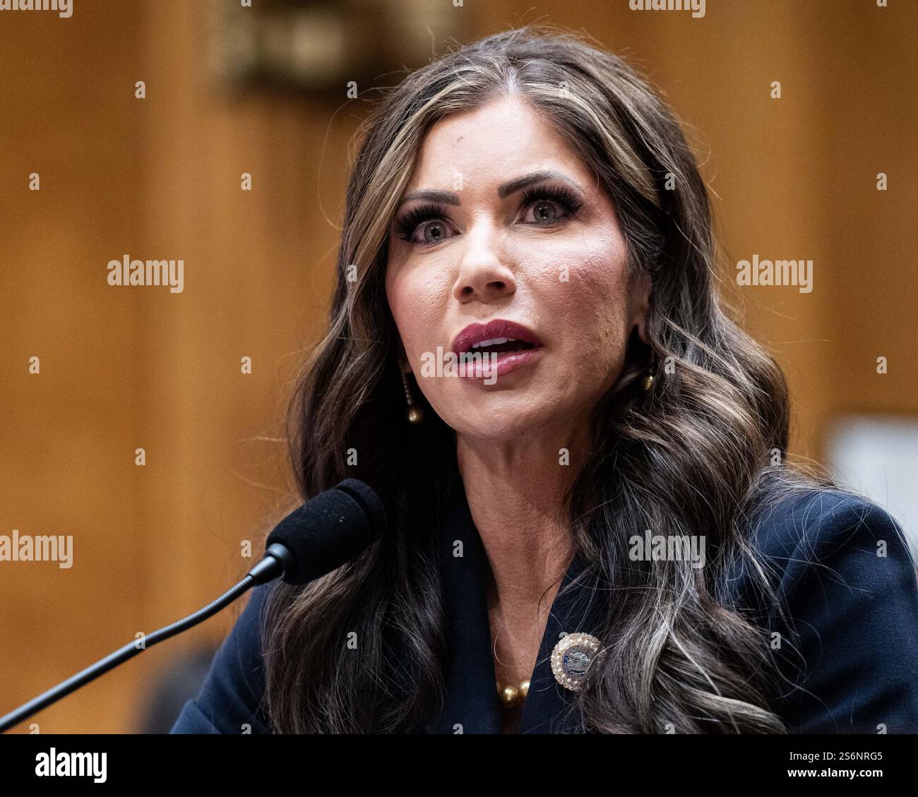 Washington, United States. 17th Jan, 2025. Kristi Noem, nominee to be ...