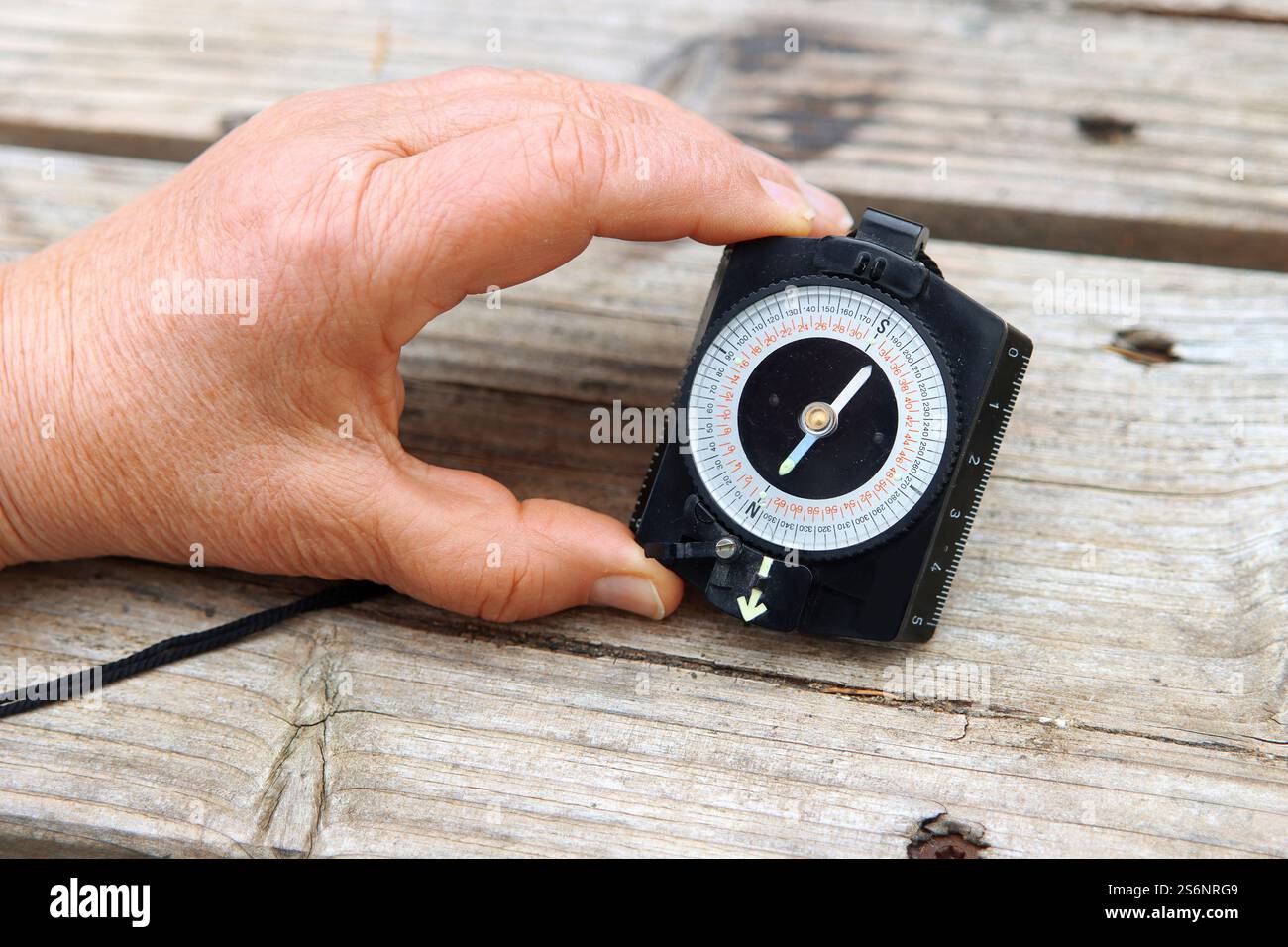 The compass shows me the way Stock Photo - Alamy