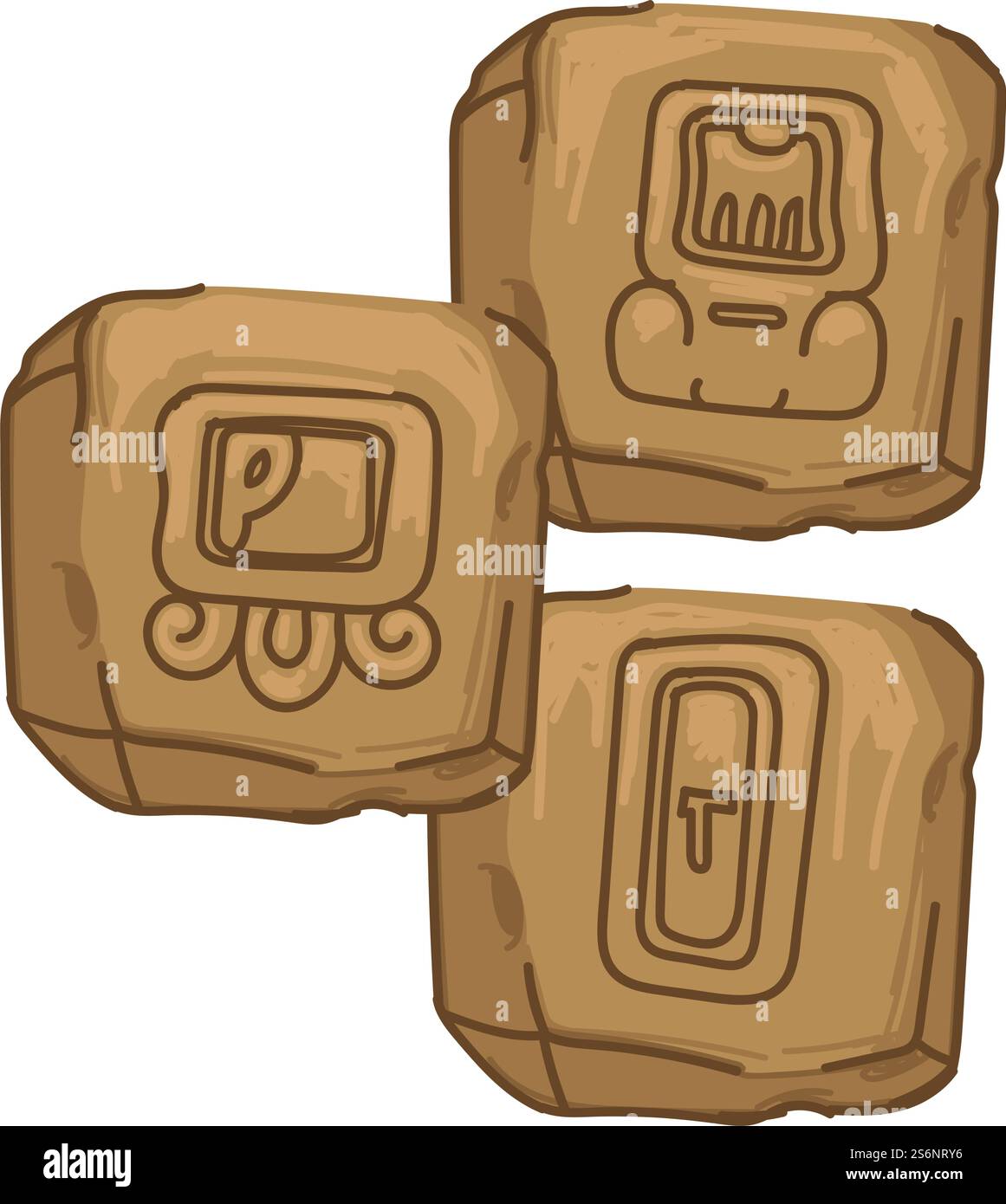 Maya hieroglyphs alphabet hi-res stock photography and images - Alamy