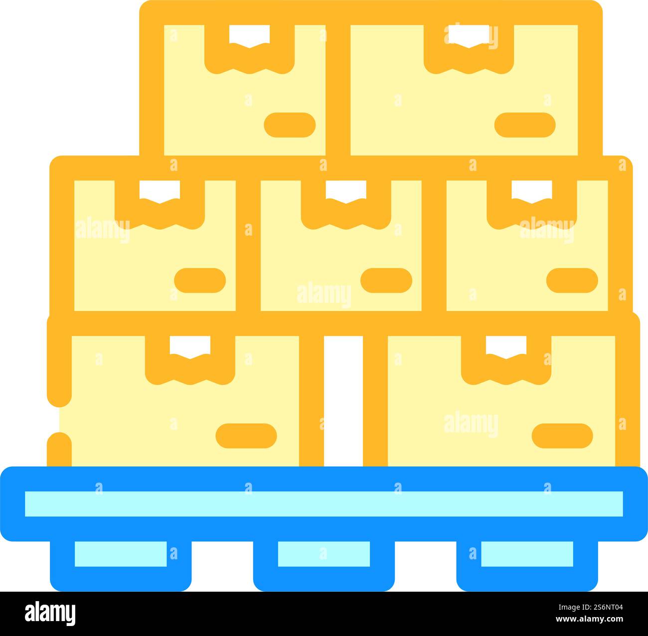product and service color icon vector. product and service sign ...