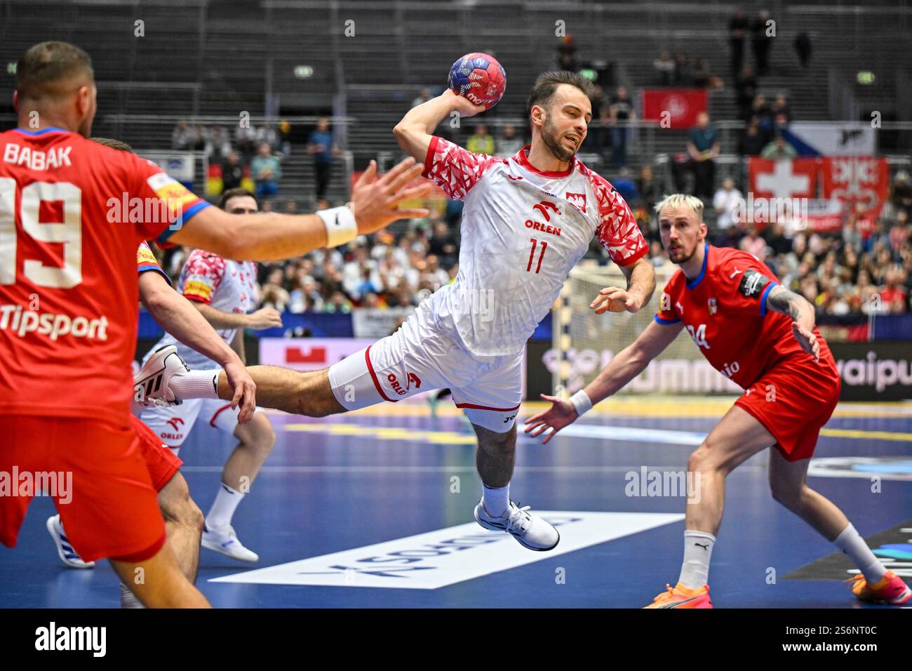 Herning, Denmark. 17th Jan, 2025. Pawel Paterek of Poland Nationalteam ...