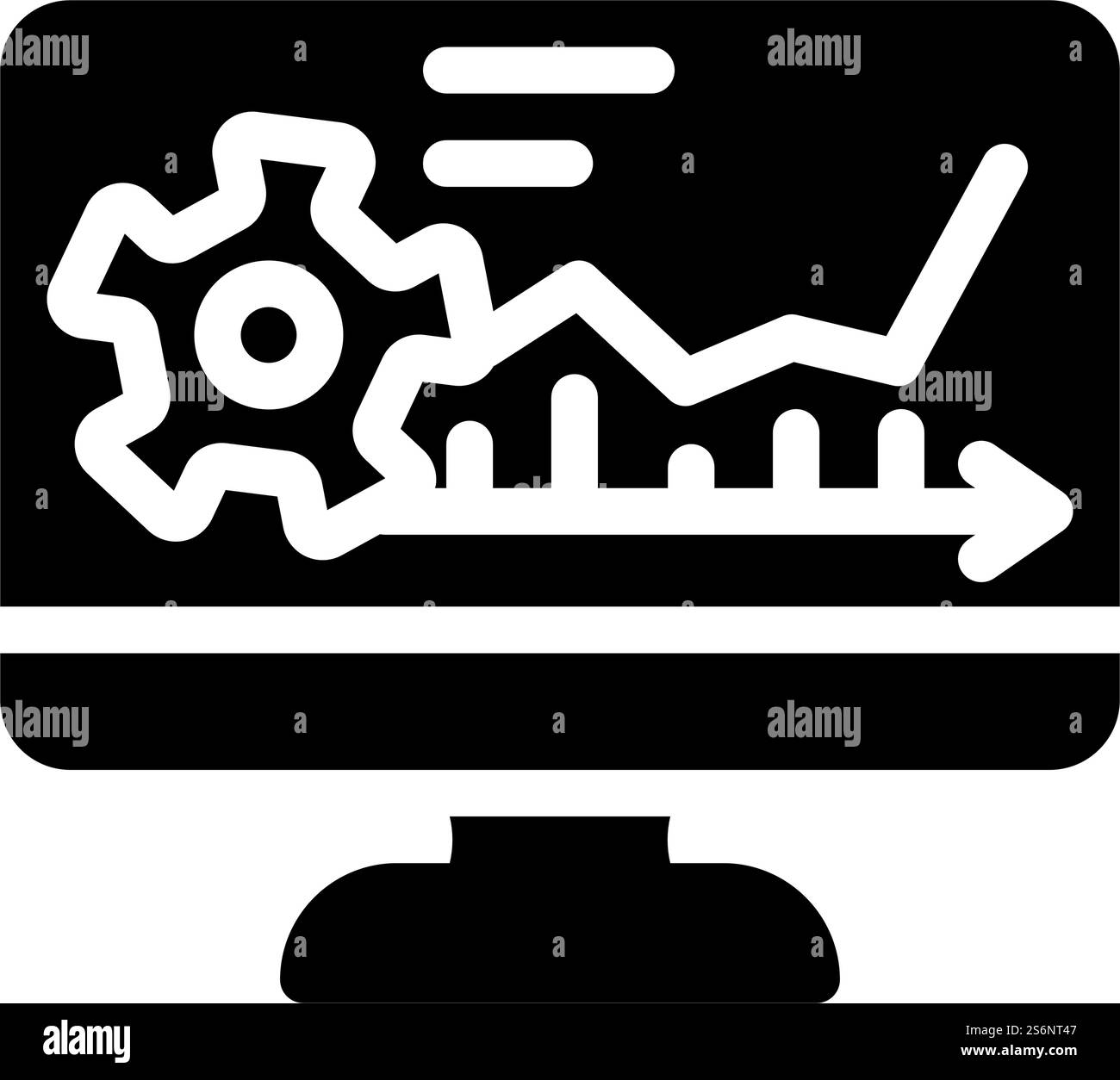 Software Erp Glyph Icon Vector Software Erp Sign Isolated Contour Symbol Black Illustration