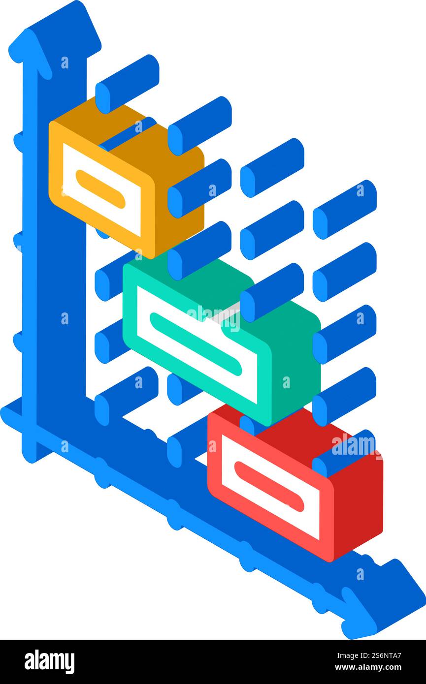 Time Intervals Erp Isometric Icon Vector Time Intervals Erp Sign Isolated Symbol Illustration