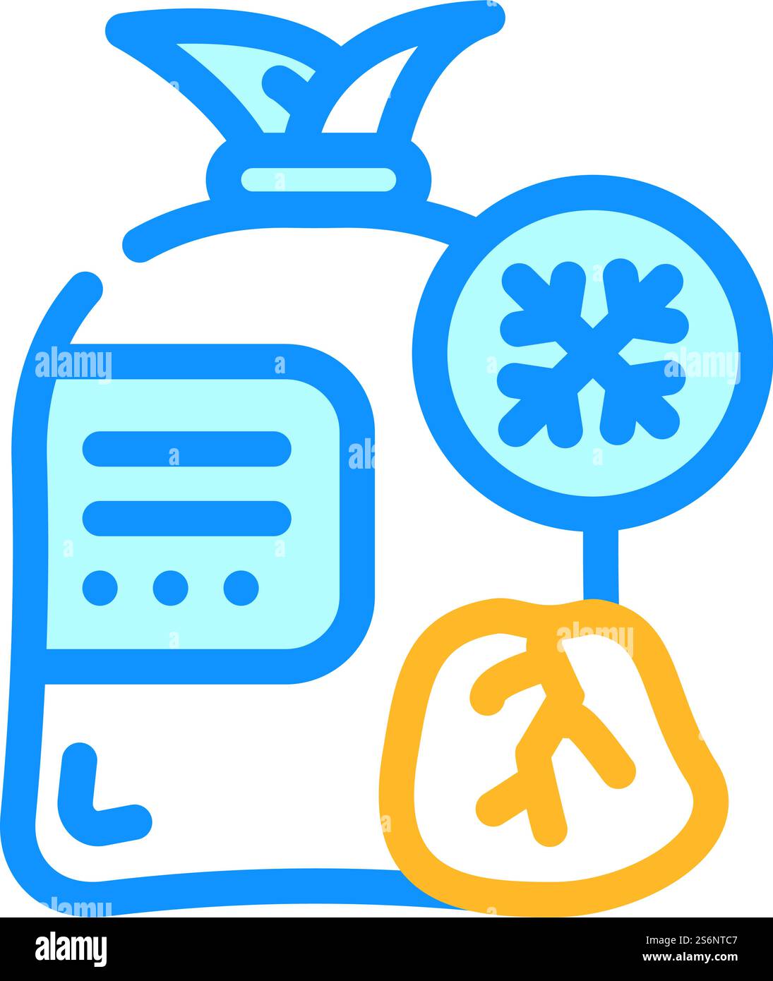 dumplings frozen food color icon vector. dumplings frozen food sign ...