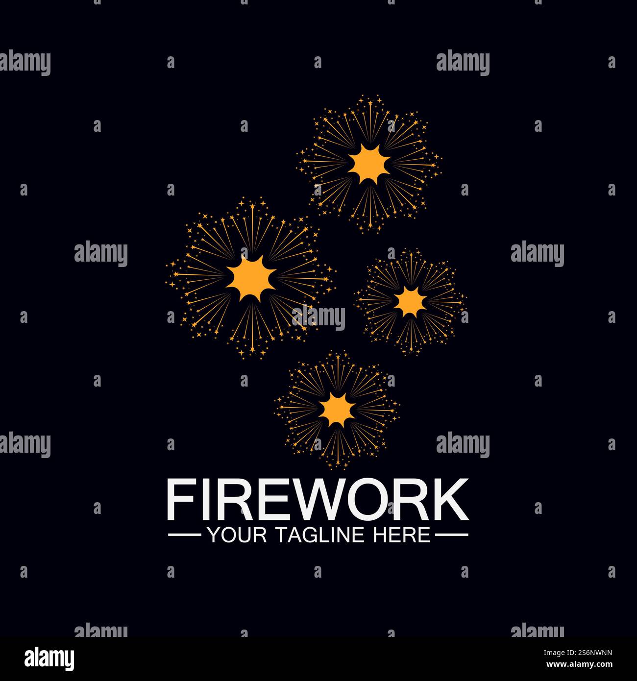 Firework Logo Design vector template Stock Vector Image & Art - Alamy